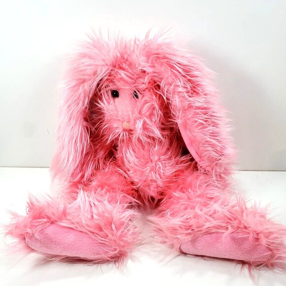 Russ | Toys | Vtg Russ Fuzzy Wuzzy Pink Fluffy Floppy Bunny Rabbit ...